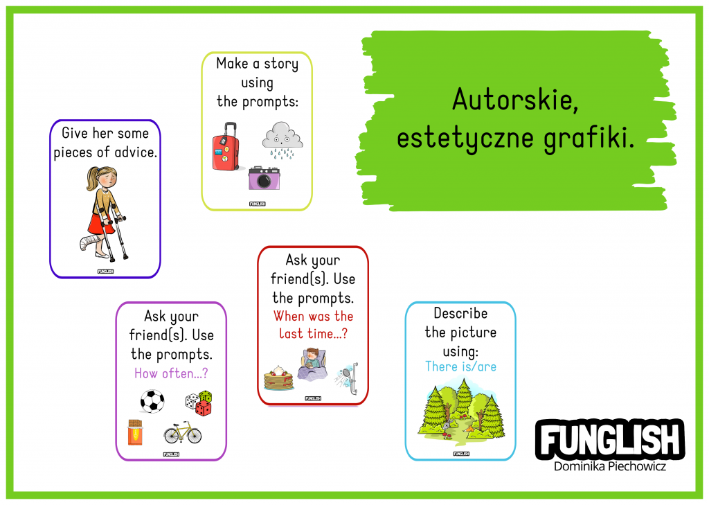27 Mini Speaking Cards (pdf) | Funglish